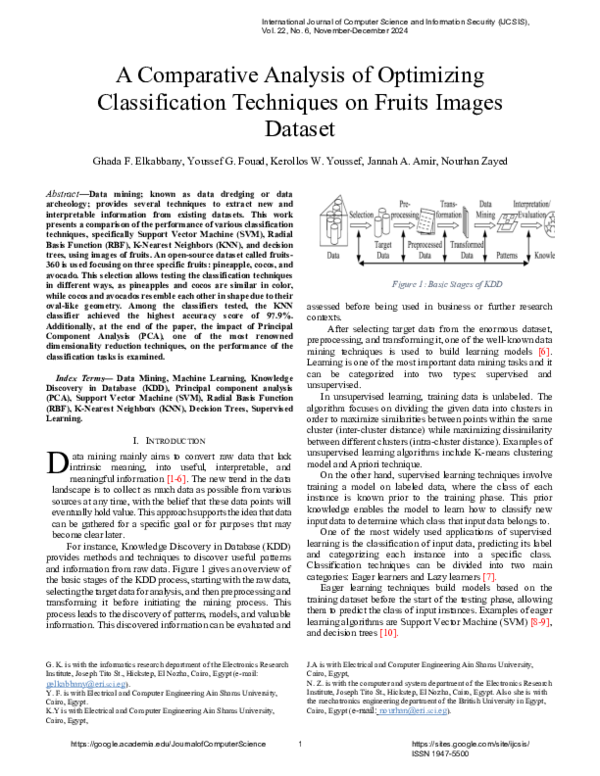 (PDF) A Comparative Analysis of Optimizing Classification Techniques on ...