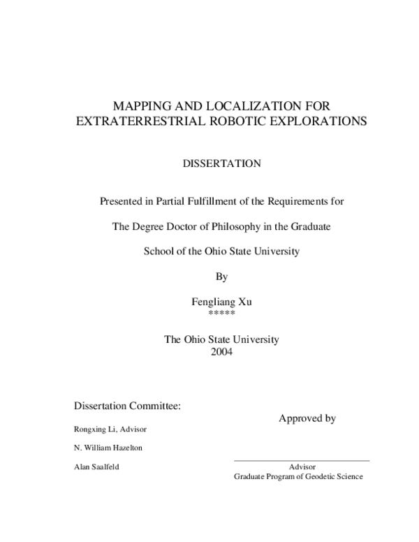 (PDF) Mapping and Localization