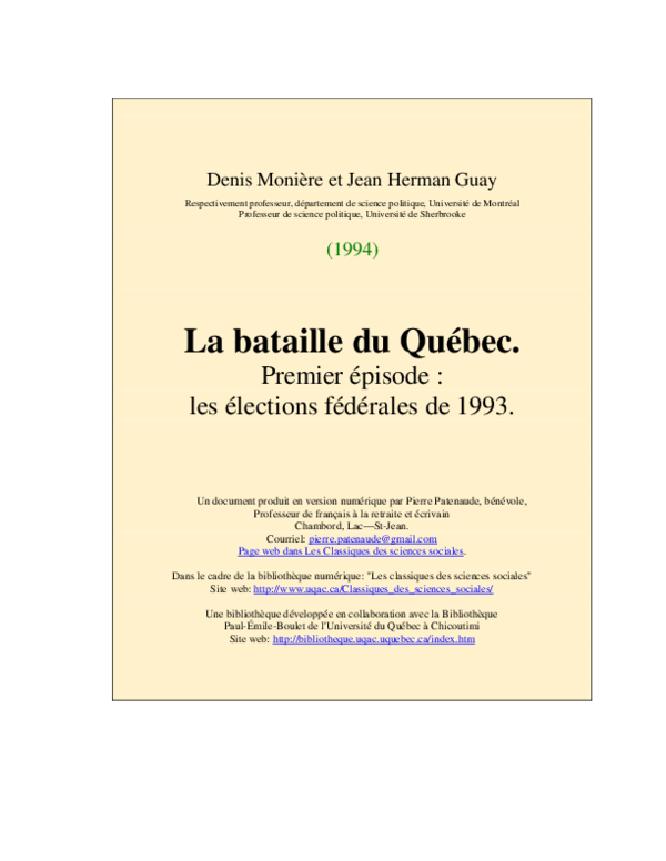(PDF) bataille du Québec