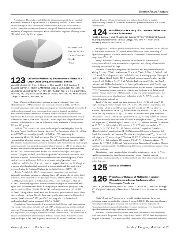 (PDF) 124 Out-of-Hospital Warming of Intravenous Saline in an Austere ...
