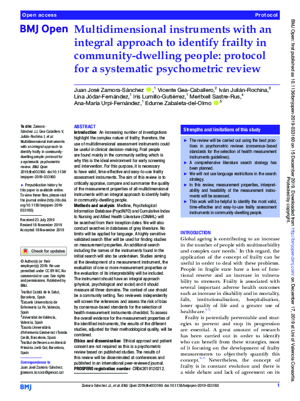 (PDF) Multidimensional instruments with an integral approach to ...