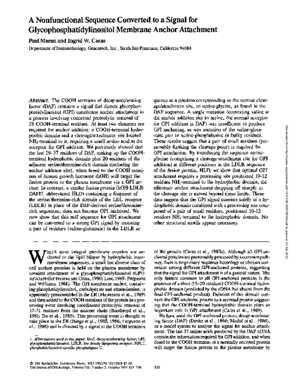 (PDF) A nonfunctional sequence converted to a signal for ...