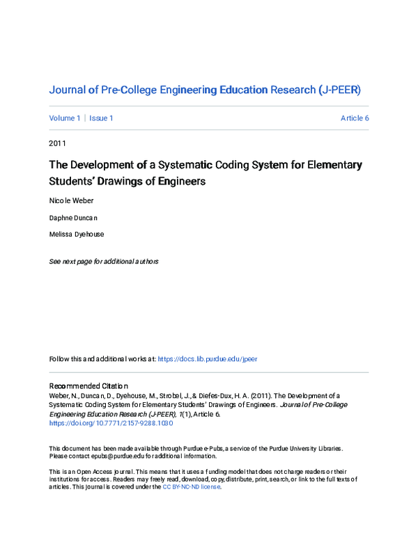 (PDF) The Development of a Systematic Coding System for Elementary ...