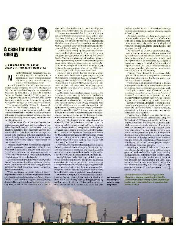 (PDF) A case for nuclear energy