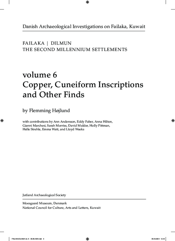 (PDF) The cuneiform texts from Failaka