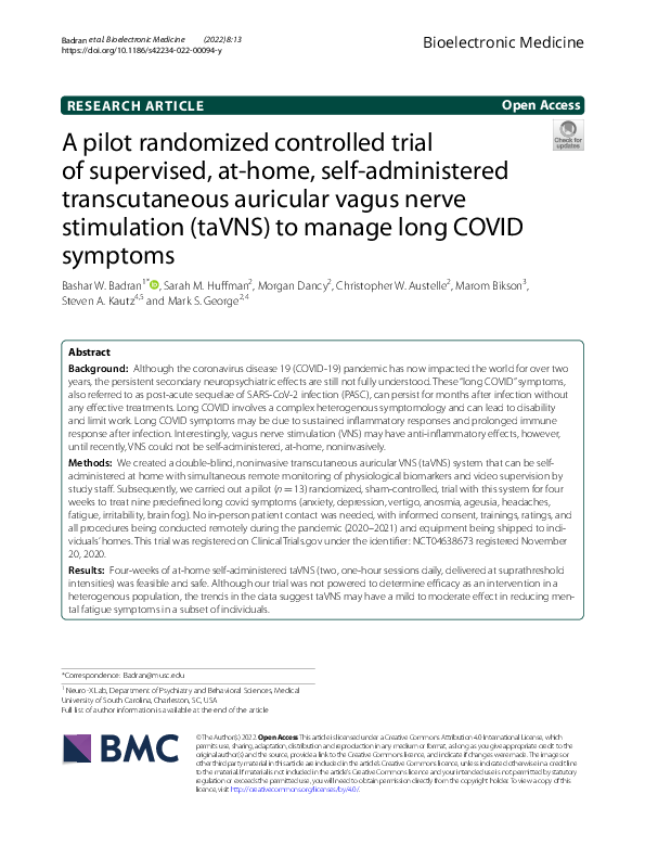 (PDF) A pilot randomized controlled trial of supervised, at-home, self-administered ...
