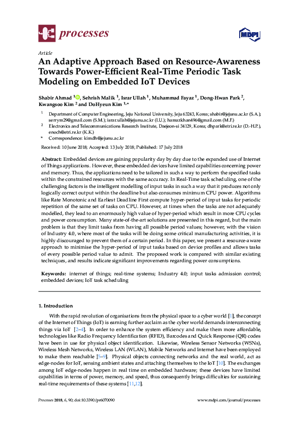 (PDF) An Adaptive Approach Based on Resource-Awareness Towards Power-Efficient Real-Time ...