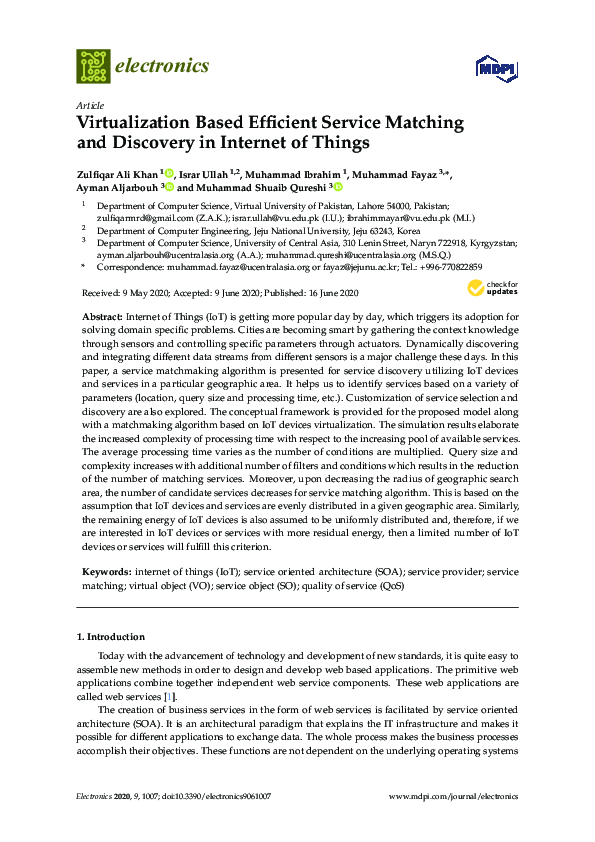 (PDF) Virtualization Based Efficient Service Matching and Discovery in ...