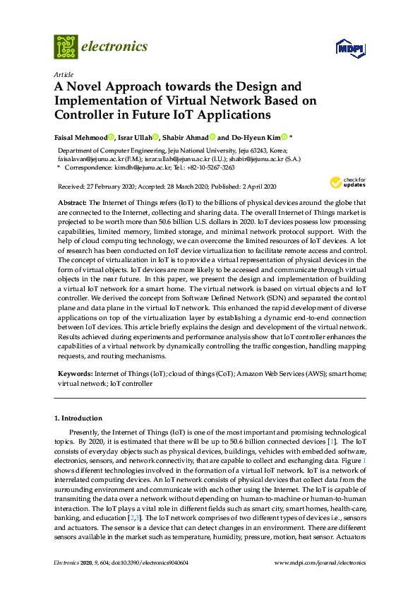 (PDF) A Novel Approach towards the Design and Implementation of Virtual ...