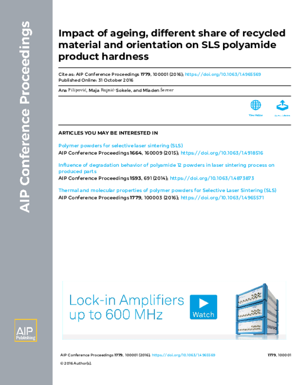 (PDF) Impact of ageing, different share of recycled material and ...