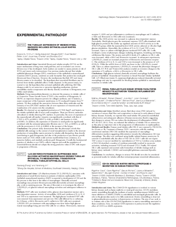 (PDF) Experimental pathology