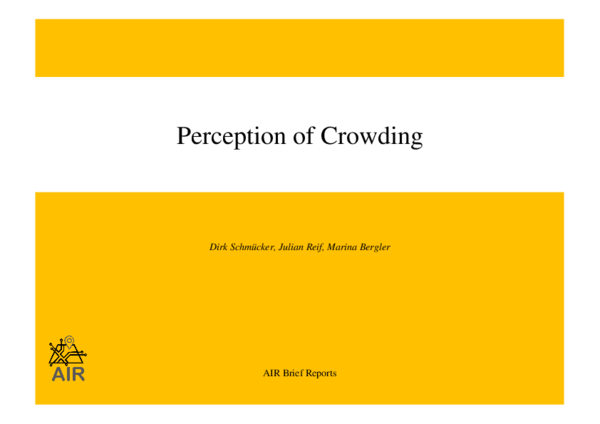 (PDF) Perception of Crowding
