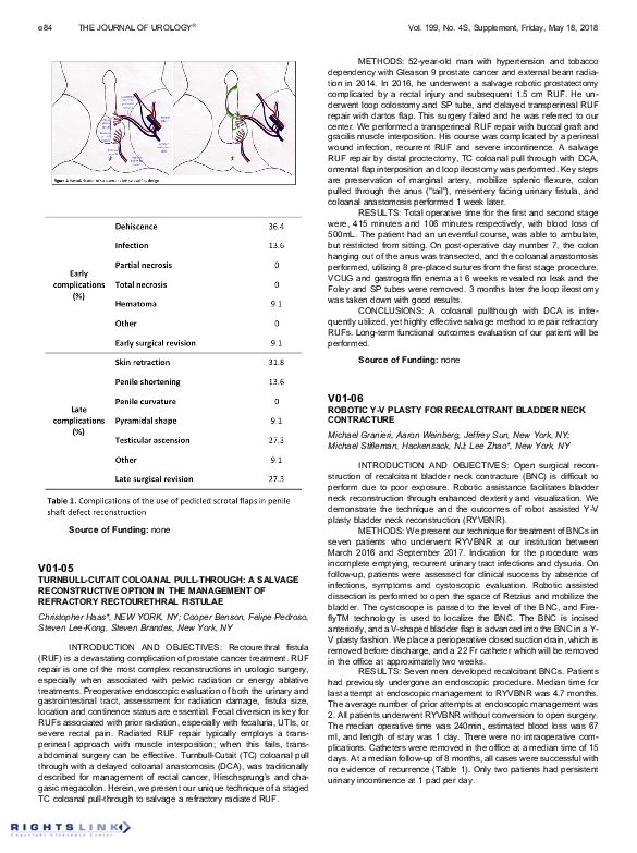 (PDF) V01-06 Robotic Y-V Plasty for Recalcitrant Bladder Neck Contracture