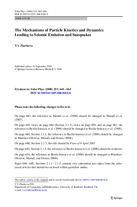 (PDF) The Mechanisms of Particle Kinetics and Dynamics Leading to ...