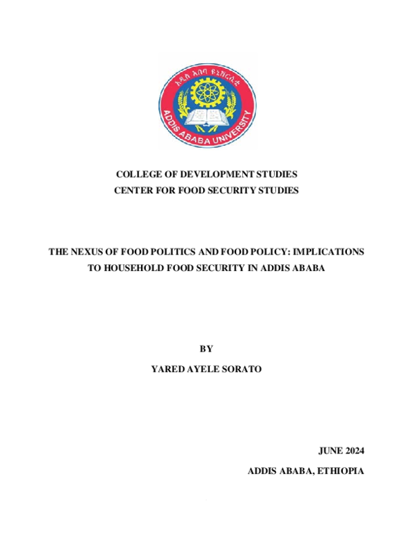 (PDF) Yared Ayele Sorato