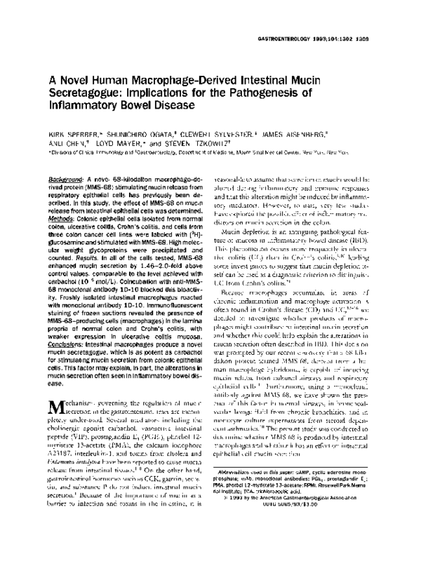 (PDF) A novel human macrophage-derived intestinal mucin secretagogue ...