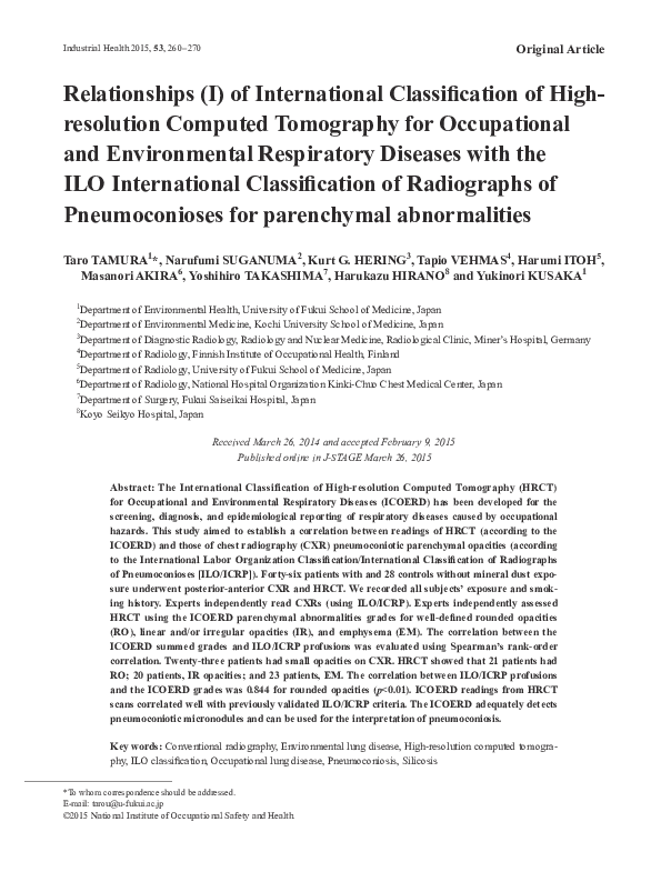 (PDF) Relationships (I) of International Classification of High ...