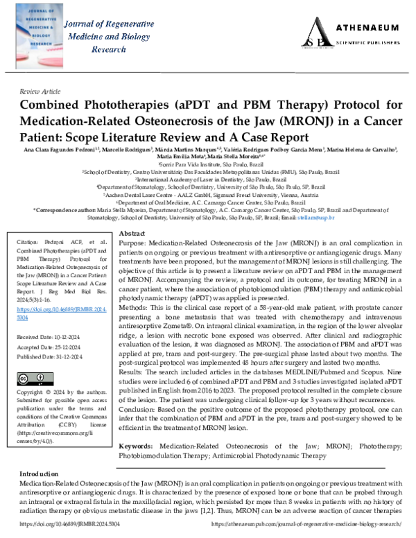 (PDF) Combined Phototherapies (aPDT and PBM Therapy) Protocol for ...