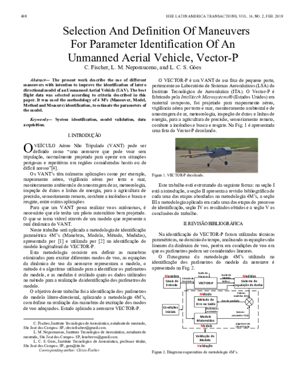 (PDF) Selection And Definition Of Maneuvers For Parameter ...