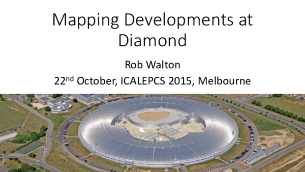 (PDF) Mapping Developments at Diamond