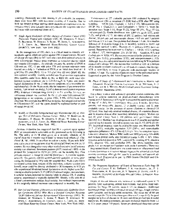 (PDF) The prognostic significance of depth of invasion in early stage ...