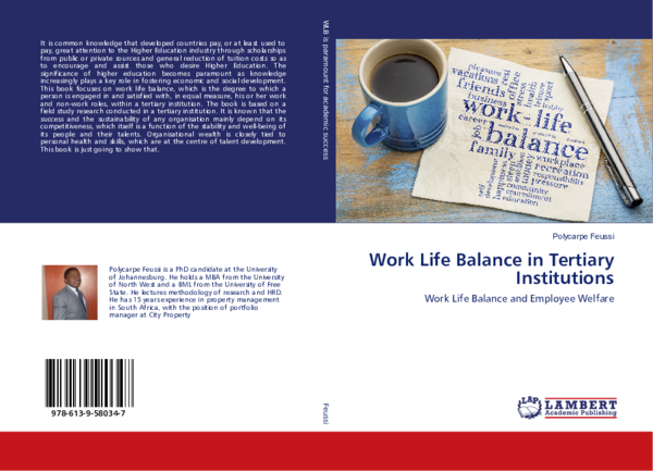 (PDF) Work Life Balance in Tertiary Institutions