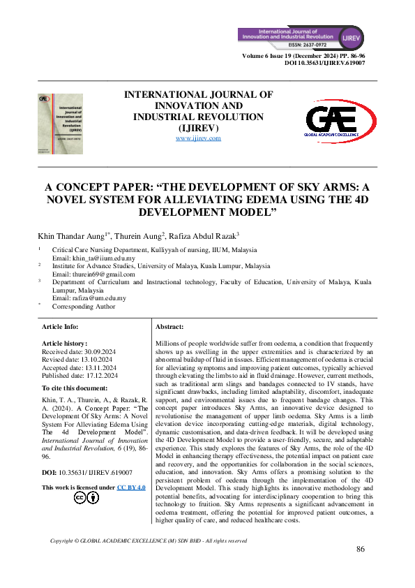 (PDF) A CONCEPT PAPER: “THE DEVELOPMENT OF SKY ARMS: A NOVEL SYSTEM FOR ...
