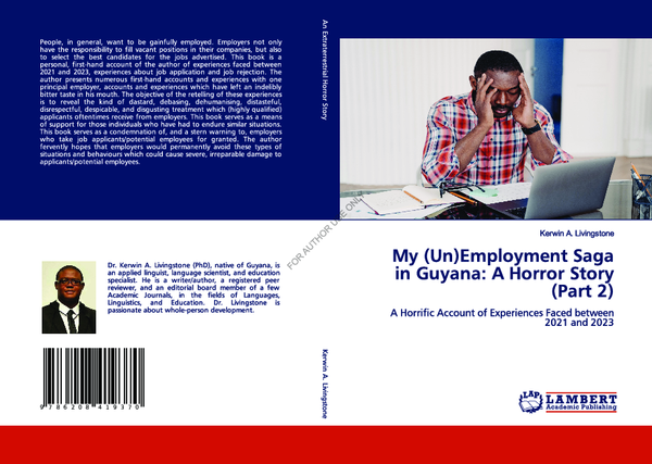 (PDF) My (Un)Employment Saga in Guyana: A Horror Story (Part 2). A ...