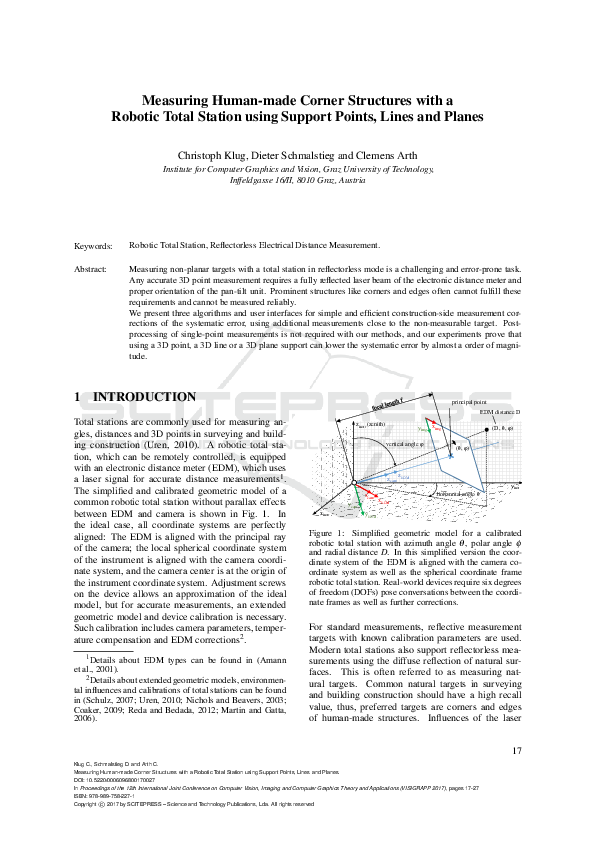 (PDF) Measuring Human-made Corner Structures with a Robotic Total ...