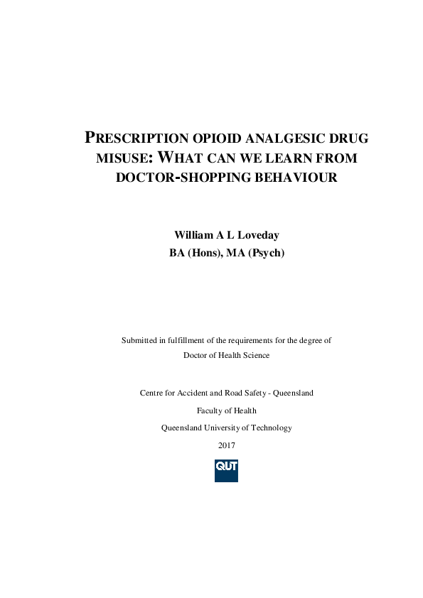 (PDF) Prescription Opioid Analgesic Drug Misuse: What Can We Learn from ...