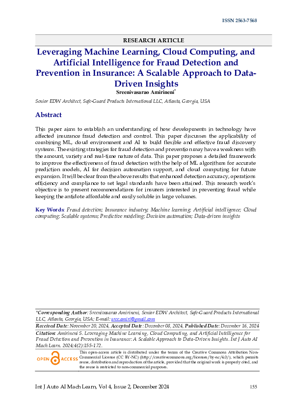 (PDF) Leveraging Machine Learning, Cloud Computing, and Artificial ...