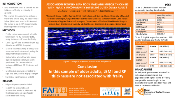 (PDF) Association between lean body mass and muscle thickness with ...