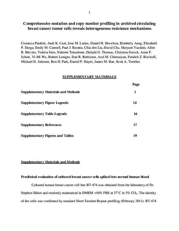 Pdf Supplementary Data From Comprehensive Mutation And Copy Number Profiling In Archived
