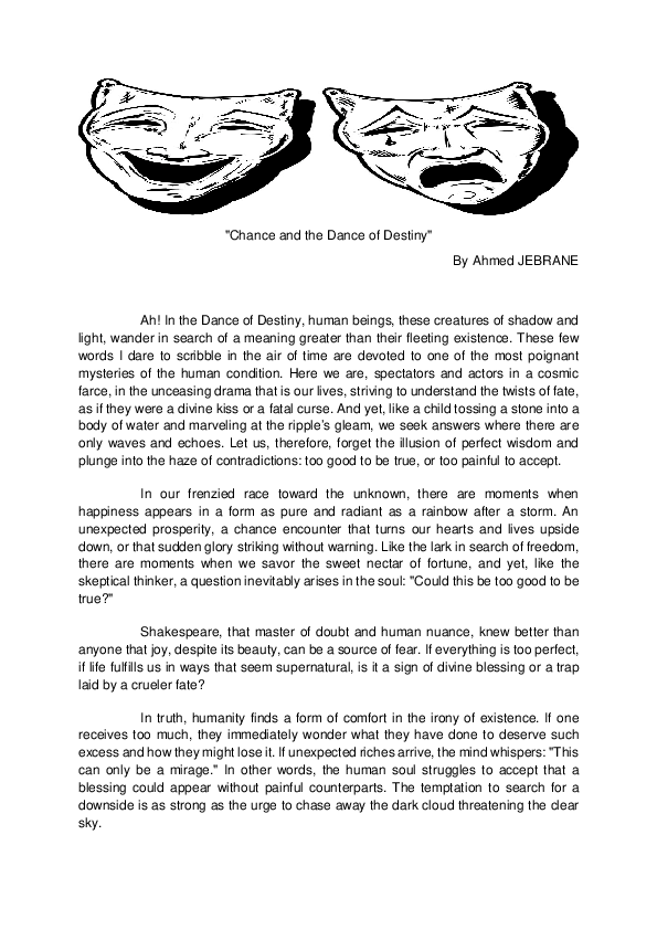 (PDF) Chance and the Dance of Destiny