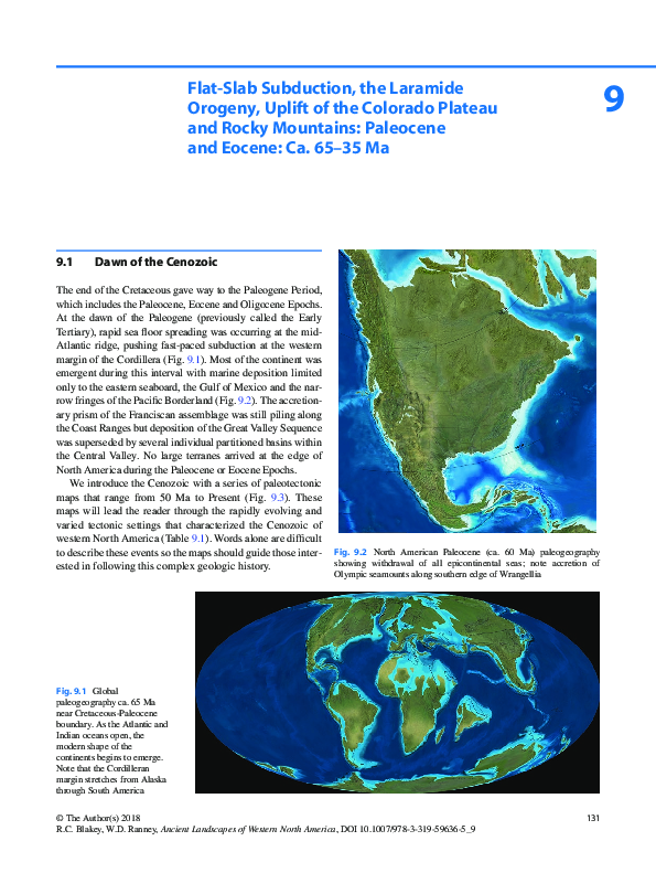 (PDF) Flat-Slab Subduction, the Laramide Orogeny, Uplift of the ...