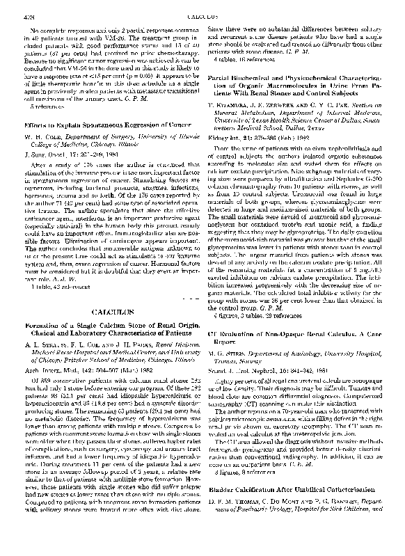 (PDF) Bladder Calcification After Umbilical Catheterisation