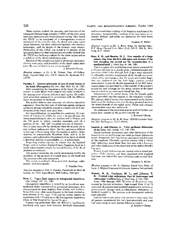 (PDF) Free transfer of a large sensory flap from the first web space ...