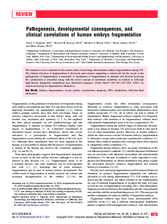 (PDF) Pathogenesis, developmental consequences, and clinical ...