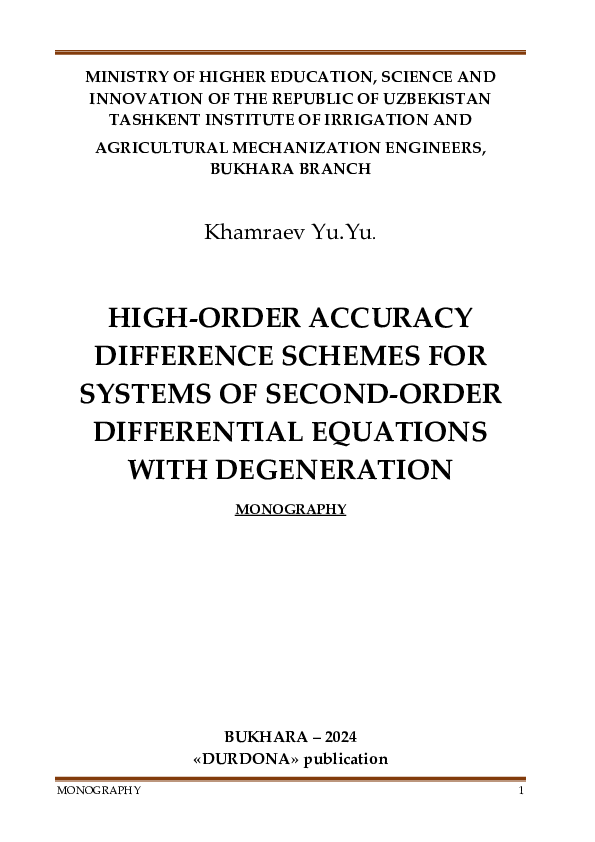 Pdf High Order Accuracy Difference Schemes For Systems Of Second Order Differential Equations