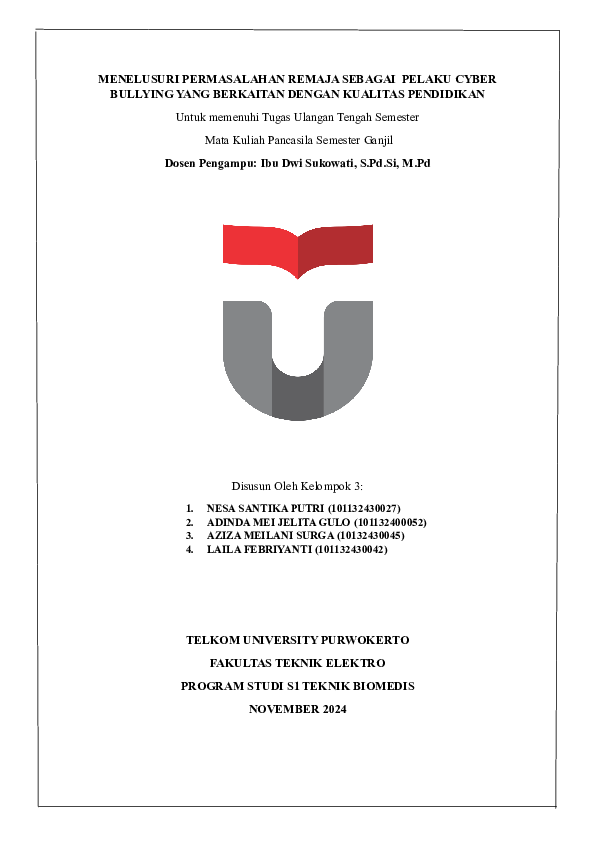 (PDF) ESSAY KELOMPOK 3 PANCASILA