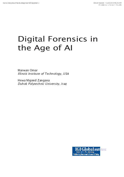 (PDF) Digital Forensics in the Age of AI
