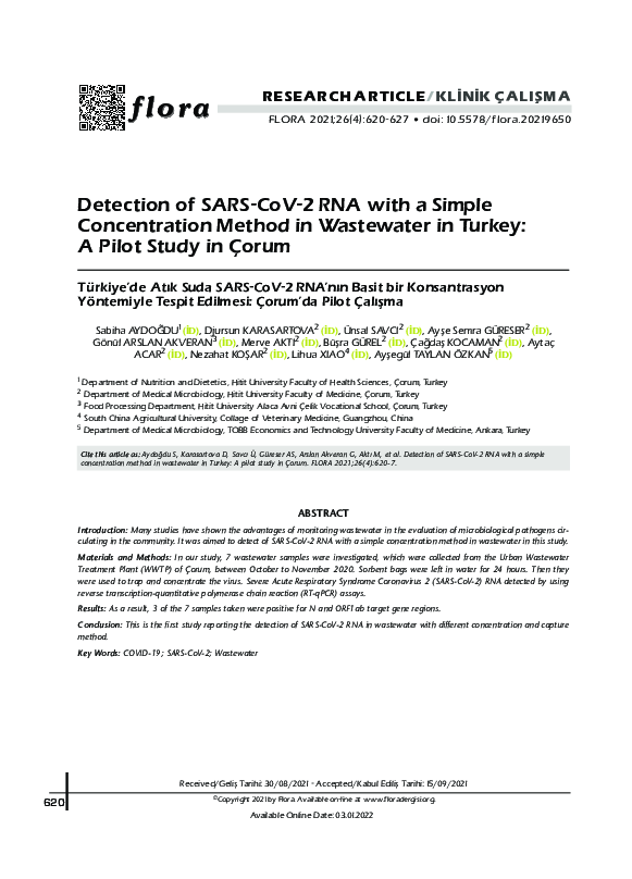 Pdf Detection Of Sars Cov 2 Rna With A Simple Concentration Method In