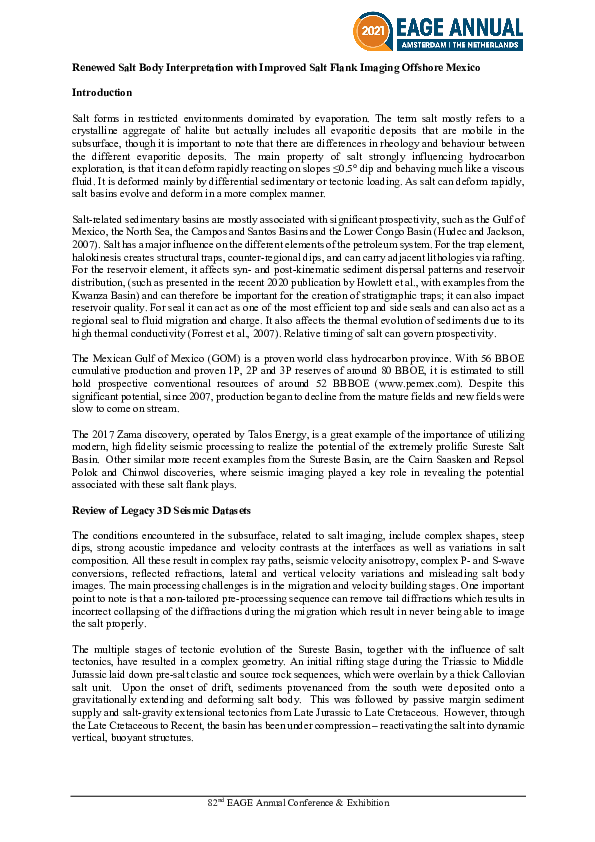 (PDF) Renewed Salt Body Interpretation with Improved Salt Flank Imaging ...