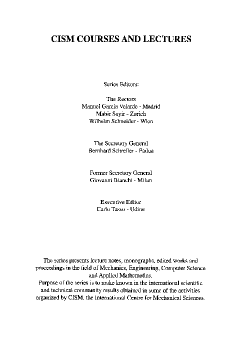 (PDF) Inelastic Behaviour of Structures under Variable Repeated Loads