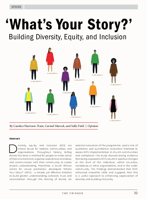 (PDF) ‘What’s Your Story?’ Building Diversity, Equity, and Inclusion