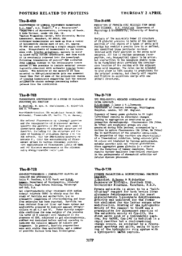 (PDF) Fluorescence Spectroscopy as a Probe of Ribosomal Structure and ...