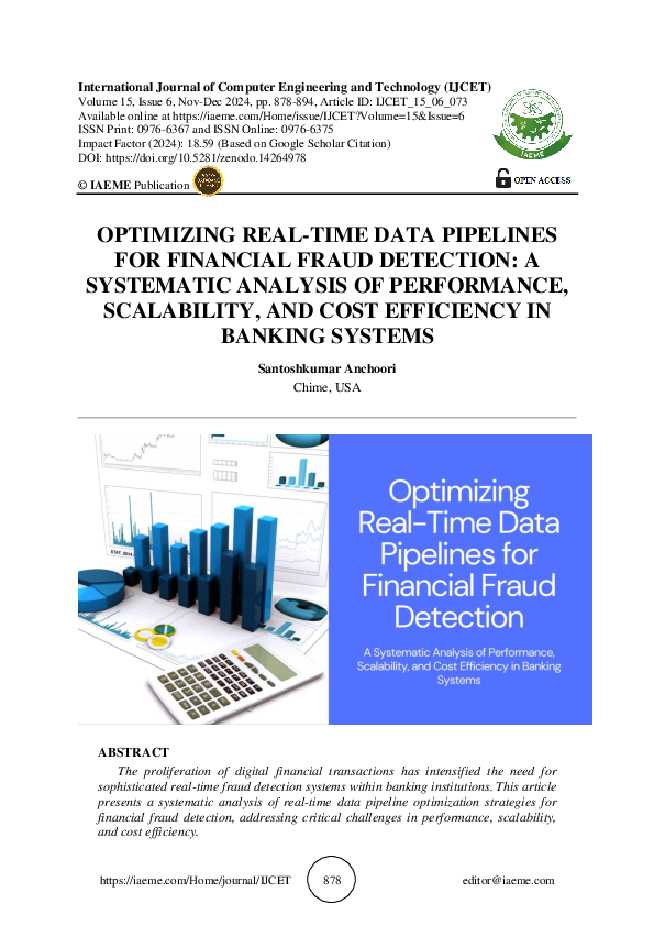(PDF) OPTIMIZING REAL-TIME DATA PIPELINES FOR FINANCIAL FRAUD DETECTION: A SYSTEMATIC ANALYSIS ...
