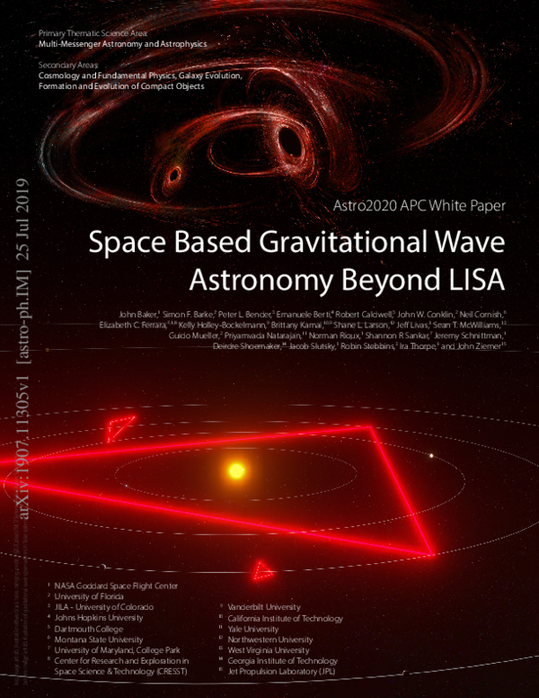 (PDF) Space Based Gravitational Wave Astronomy Beyond LISA