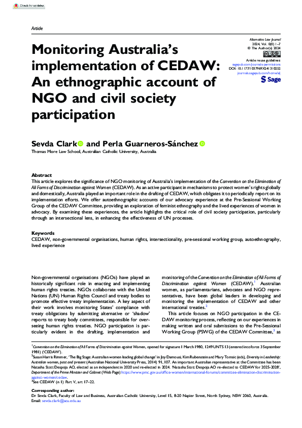 (PDF) Clark guarneros sanchez 2024 monitoring australia s ...