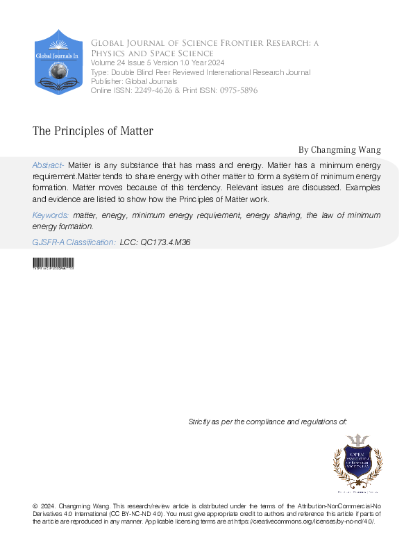 (PDF) The Principles of Matter